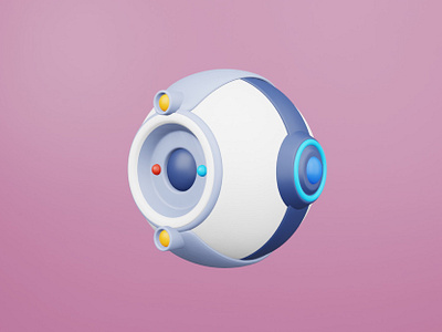 Floating Robot Head 👇🏼 by Graphic Mall on Dribbble