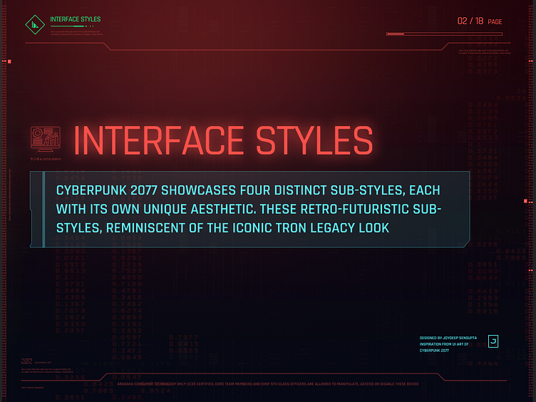 Cyberpunk 2077 PPT Template by Joydeep Sengupta on Dribbble