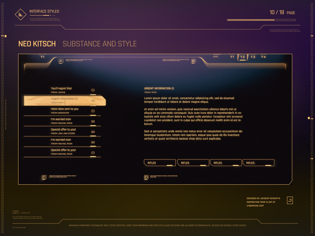 Cyberpunk 2077 PPT Template by Joydeep Sengupta on Dribbble