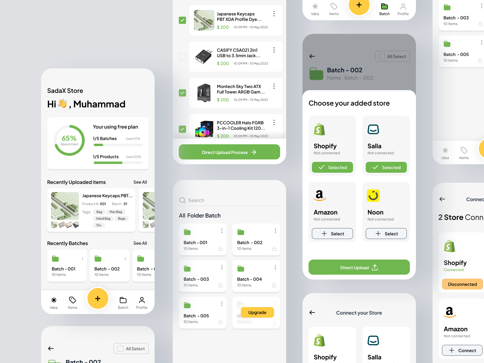 Bulk Product Upload Concept UX UI by Muhammad Salim for Sadax Studio on ...