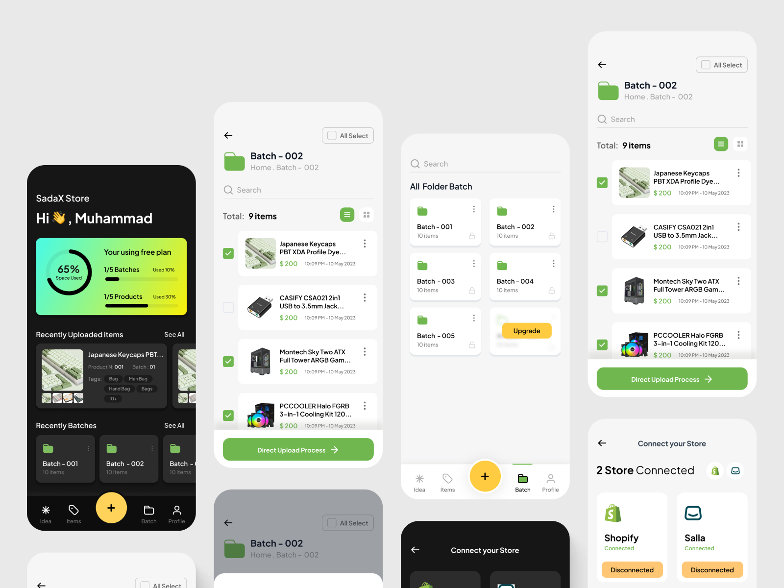 Bulk Product Upload Concept UX UI by Muhammad Salim for Sadax Studio on ...