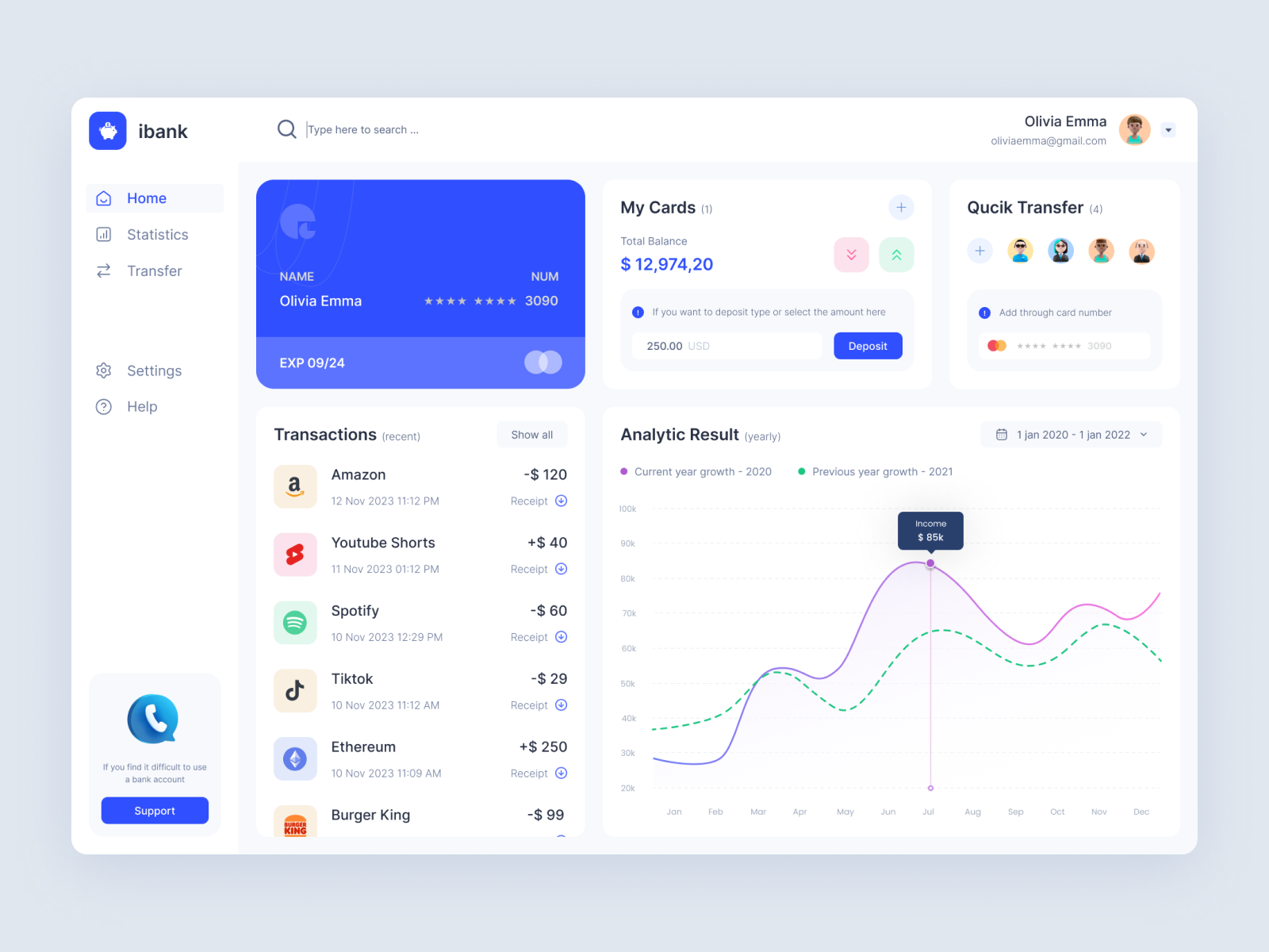 Banking Web Application by Nahid hossain on Dribbble