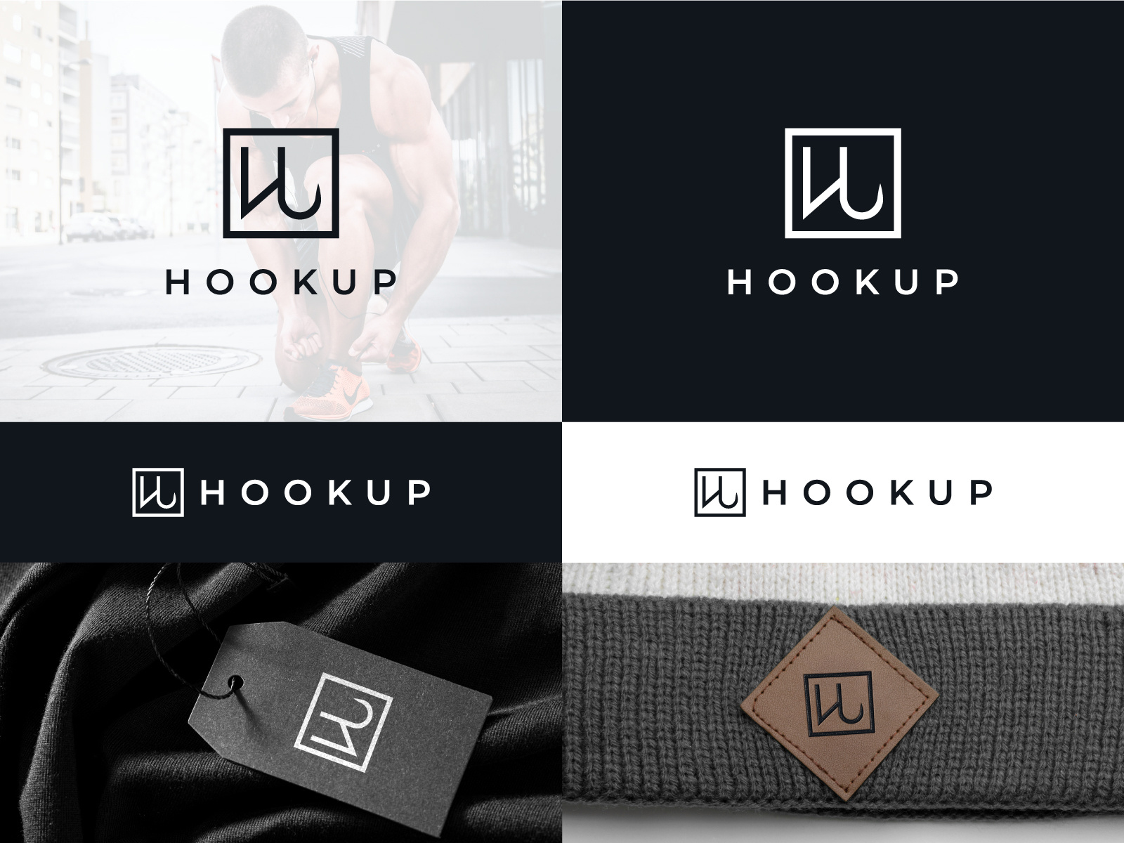 HOOKUP - Logo Design by Miskat Hossain on Dribbble