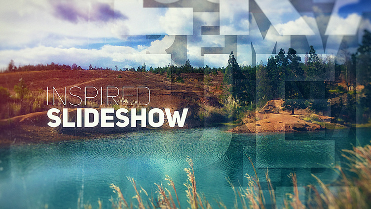 Inspired Slideshow (AE Template) by Chuckwalla on Dribbble
