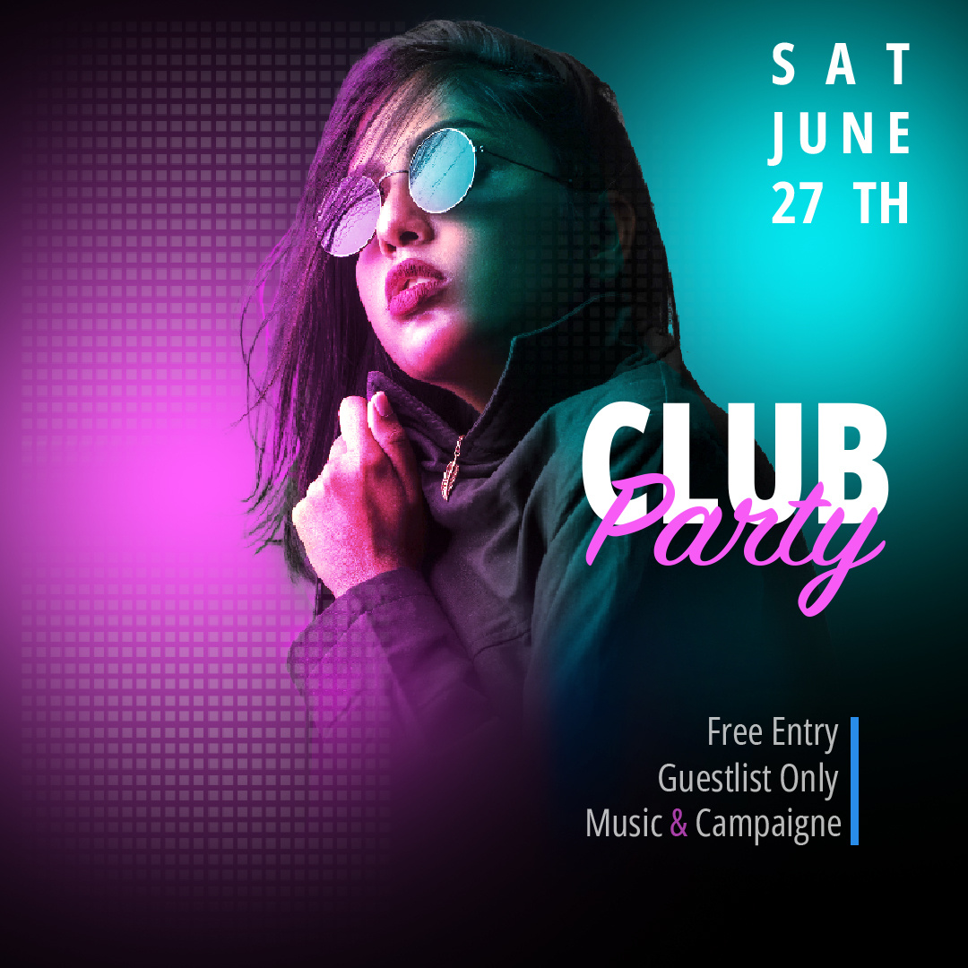 Party Poster by Next Tech Waves on Dribbble