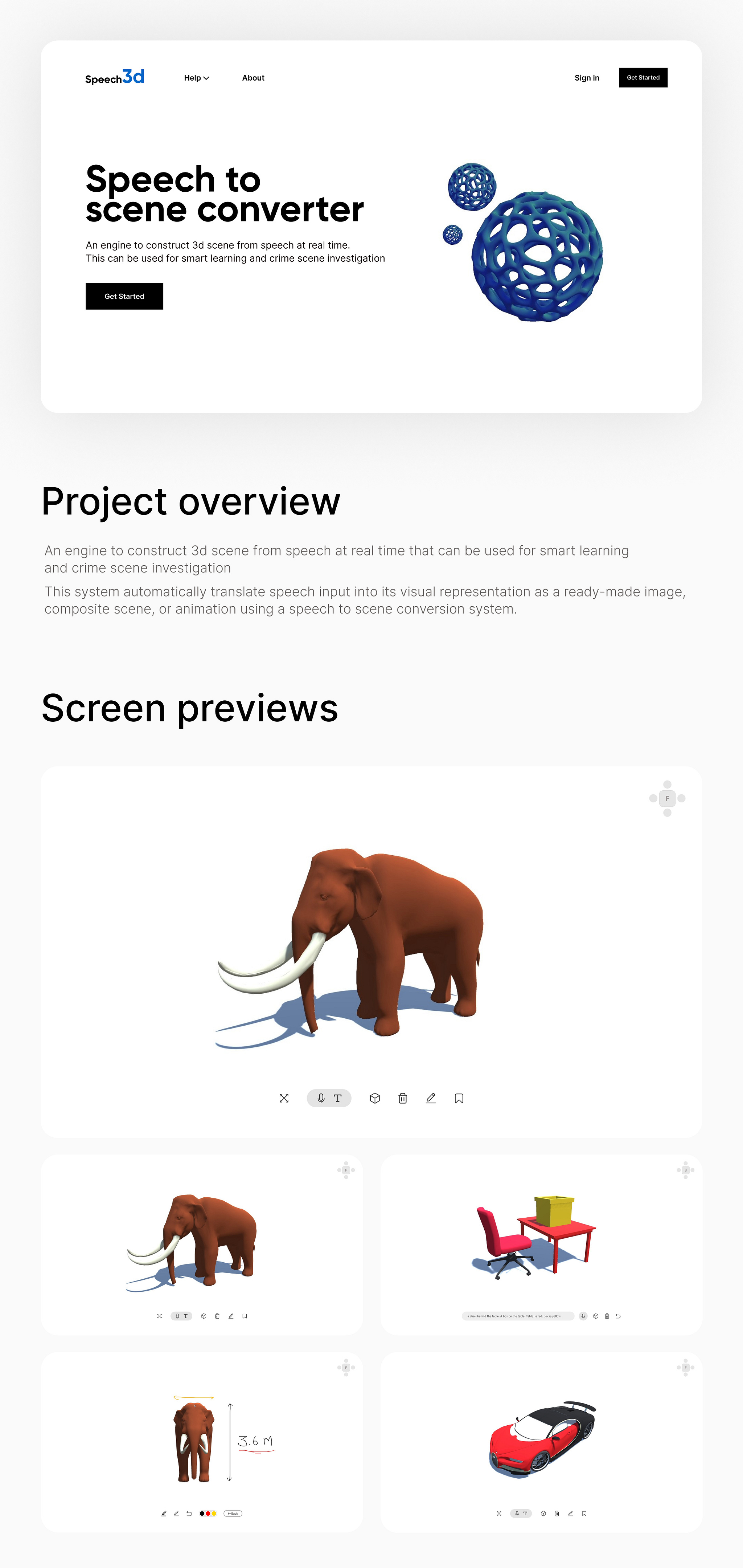 3D App UI by Sanjay on Dribbble
