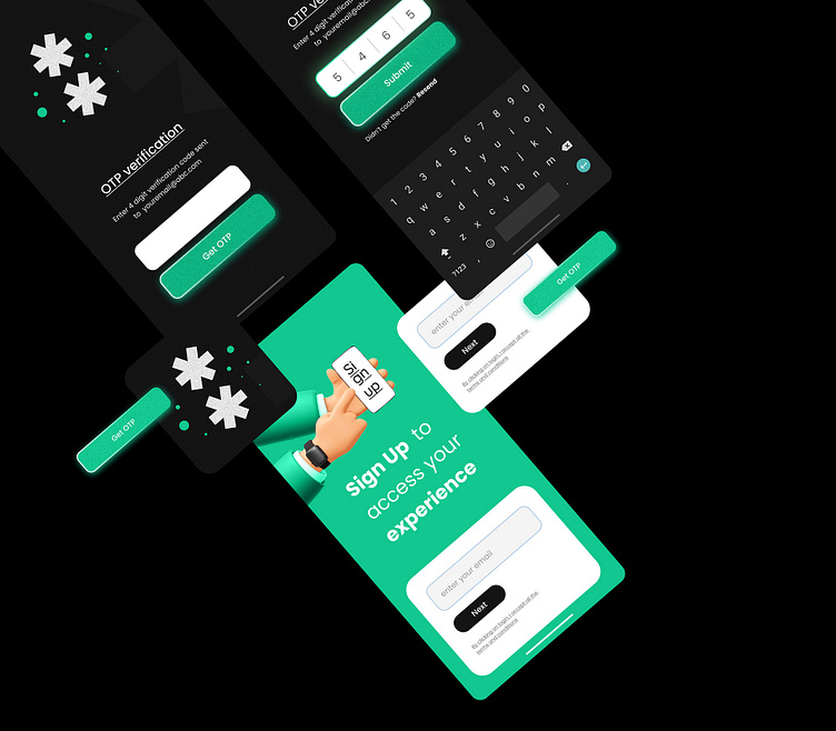 OTP Verification UI by Sanjay on Dribbble