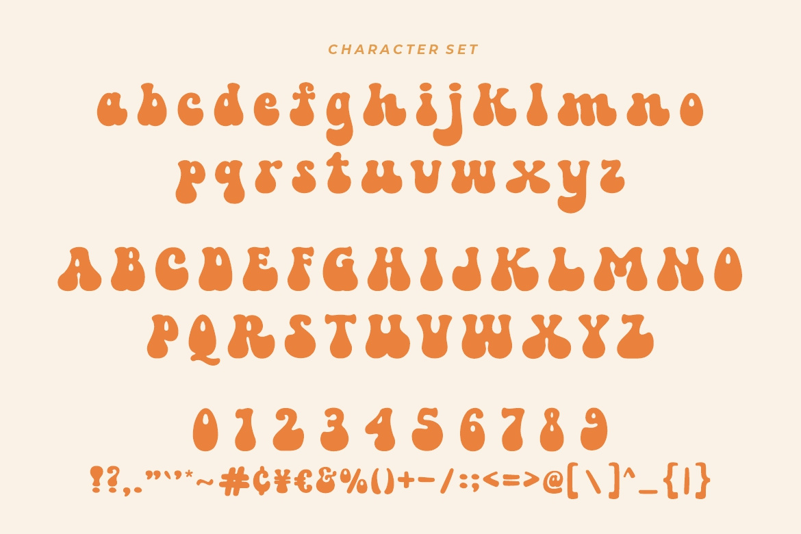 Retro Groovy Font - Free Font (Personal Use!) by HansCo Studio on Dribbble