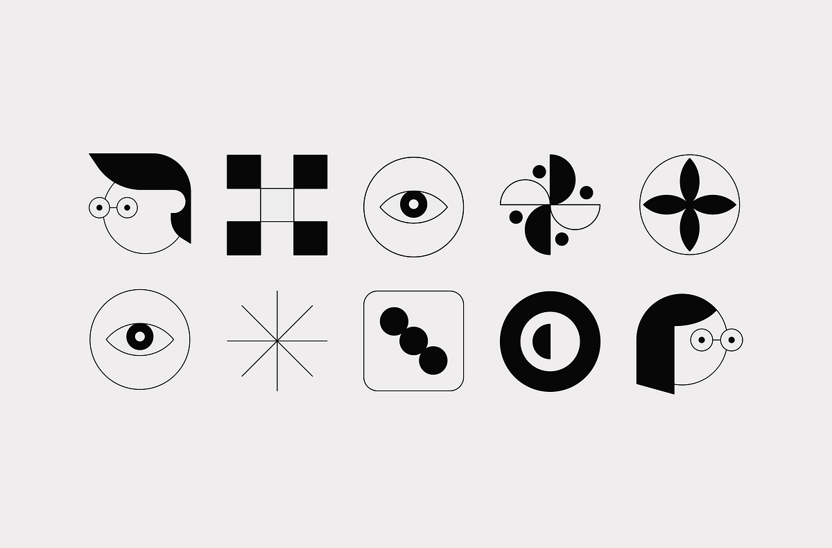 Iconography sample (May 2023) by Rob Wapaño on Dribbble