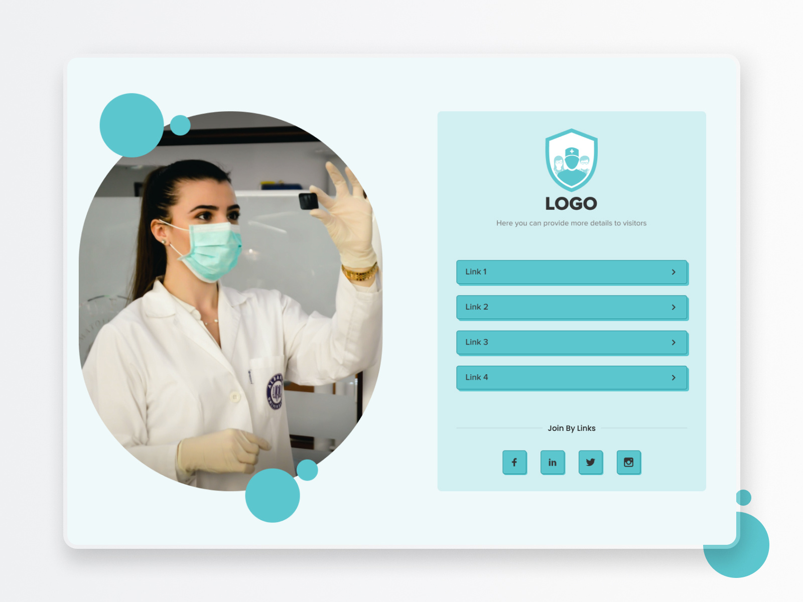 Doctor Template by Neha Rani on Dribbble