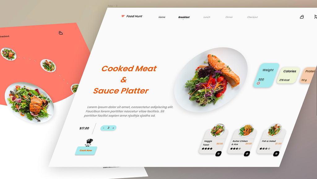 Food Website UI UX Design by Numan Ali on Dribbble