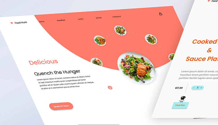 Food Website UI UX Design by Numan Ali on Dribbble