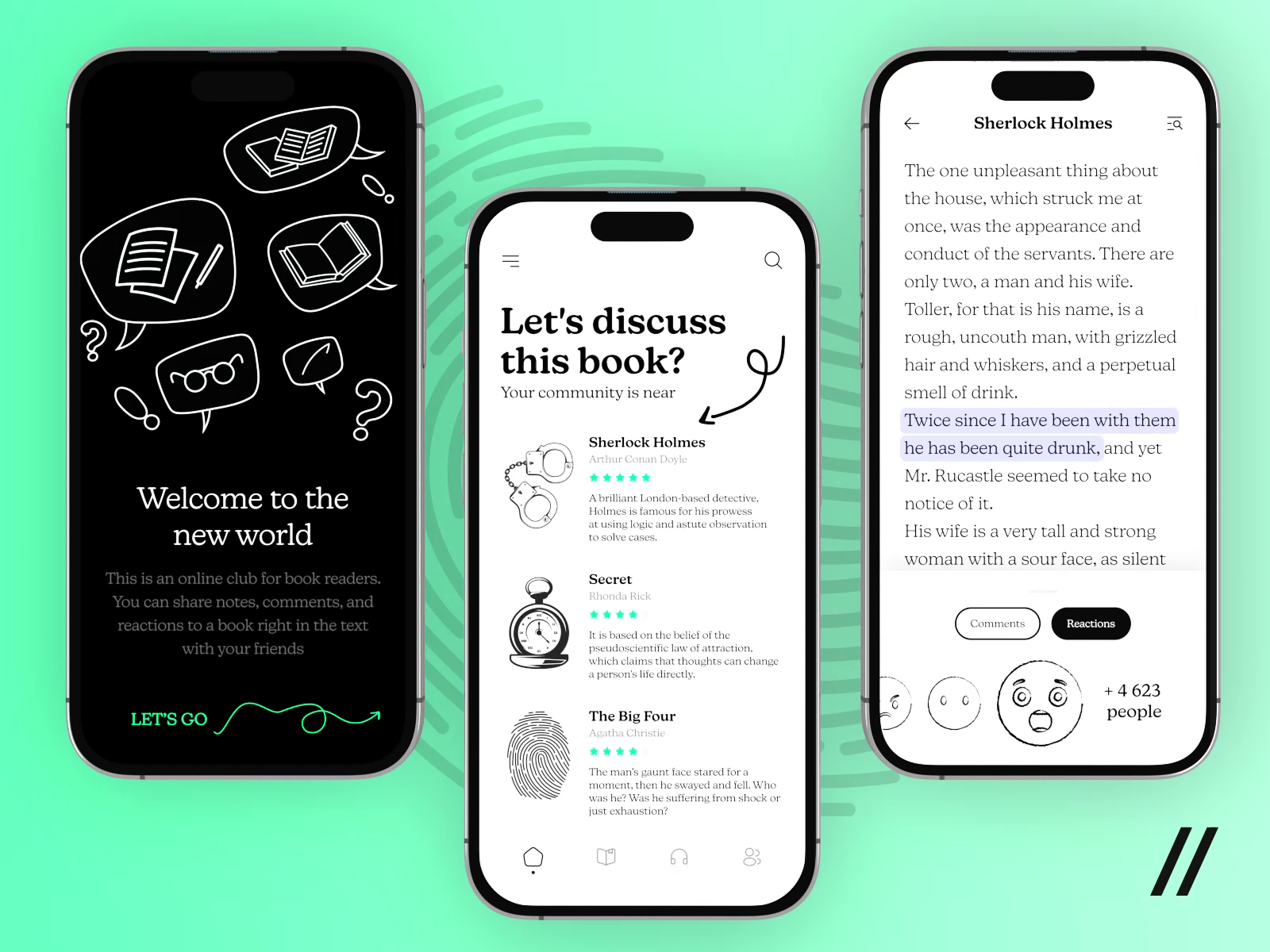 Social Reading App (iOS, Android) by Purrweb UI/UX Agency on Dribbble