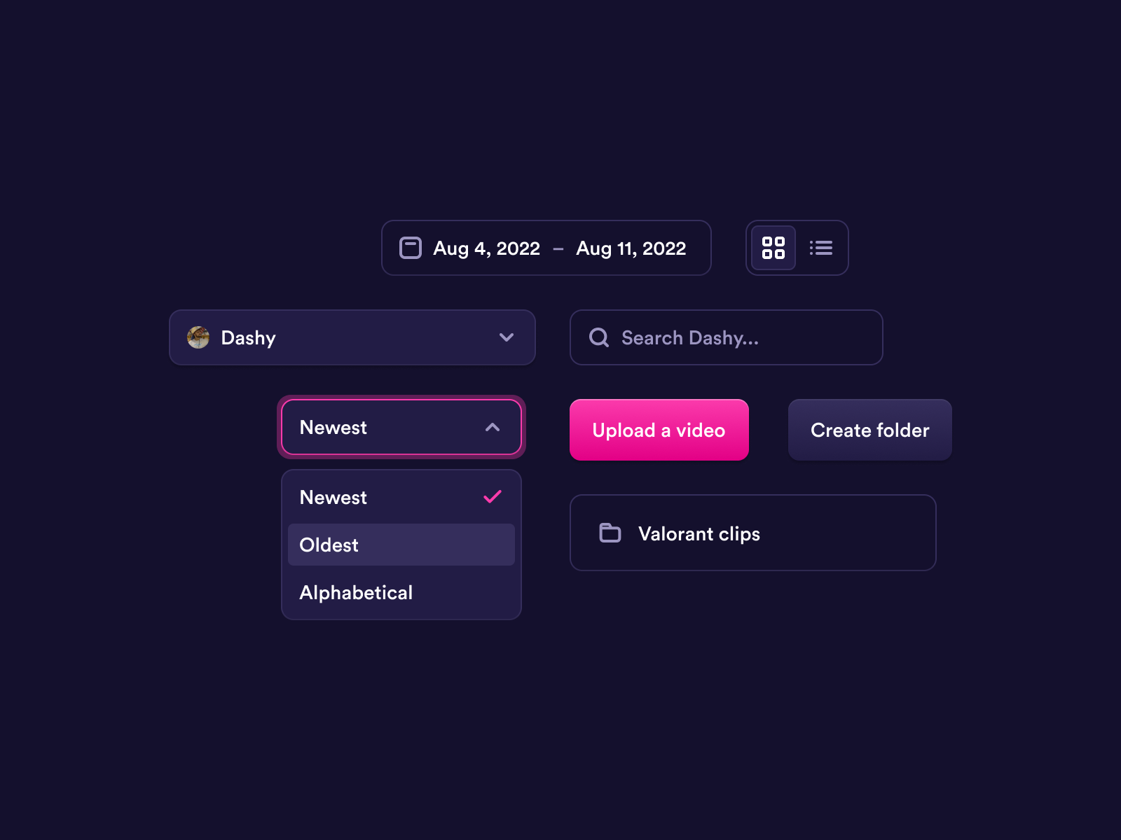 Combo Ui Components By John Andronowski On Dribbble