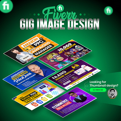 Fiverr gig image design by Ahsan Qureshi on Dribbble