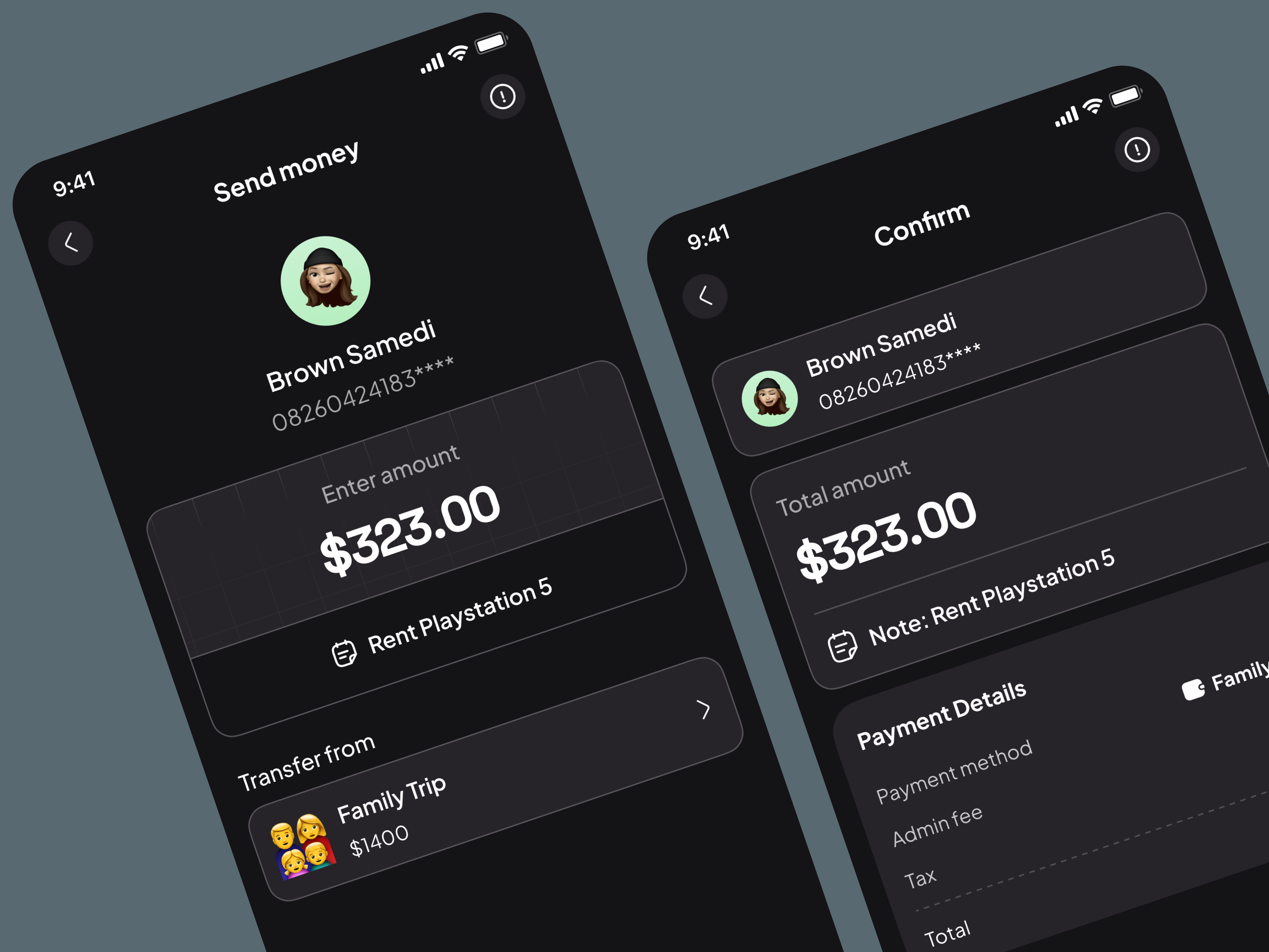 PocketPal - E Wallet App UI Kit (Send Money) by Nija Design for Nija Works on Dribbble