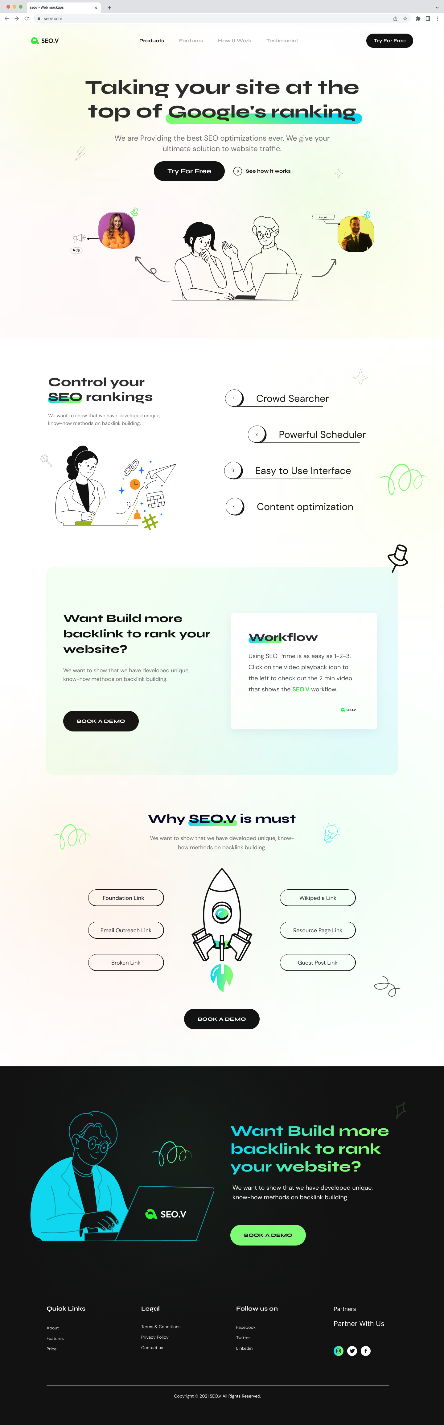 Digital Agency Landing Page UI Design by Najmul Hasan Rifat | Senior UI ...