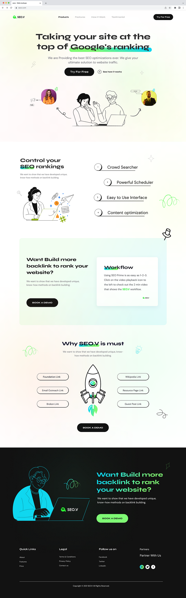 Digital Agency Landing Page UI Design by Najmul Hasan Rifat | Senior UI ...