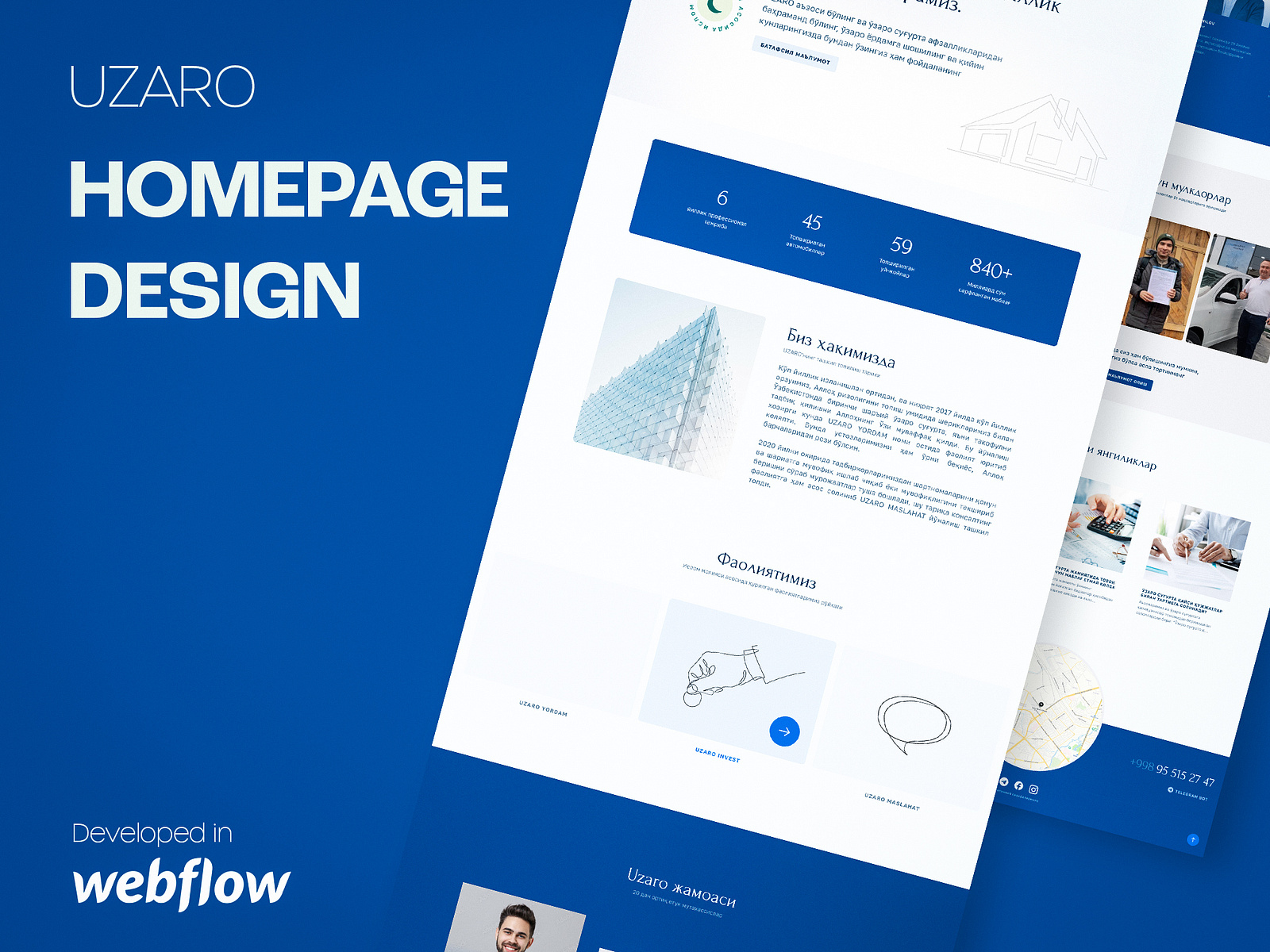 Uzaro by Shohruh Raxmatov on Dribbble
