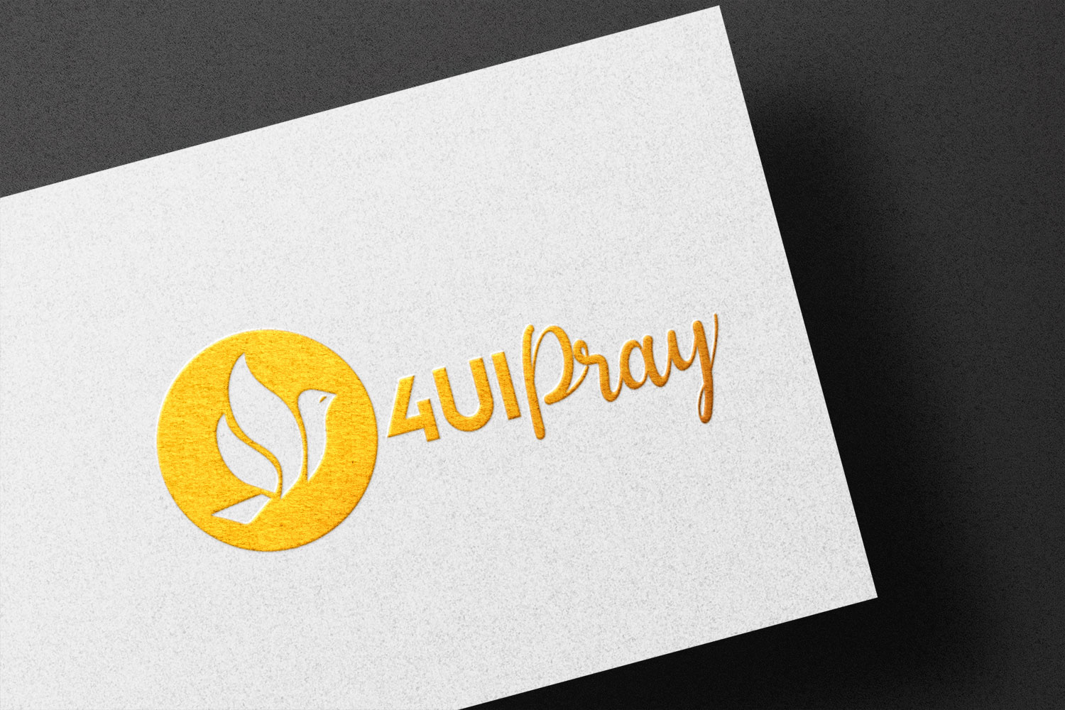 4UI Pray Logo Design by Rajender Singh on Dribbble