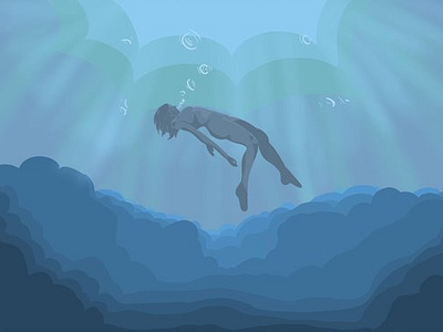 Sinking Illustration by Zara on Dribbble