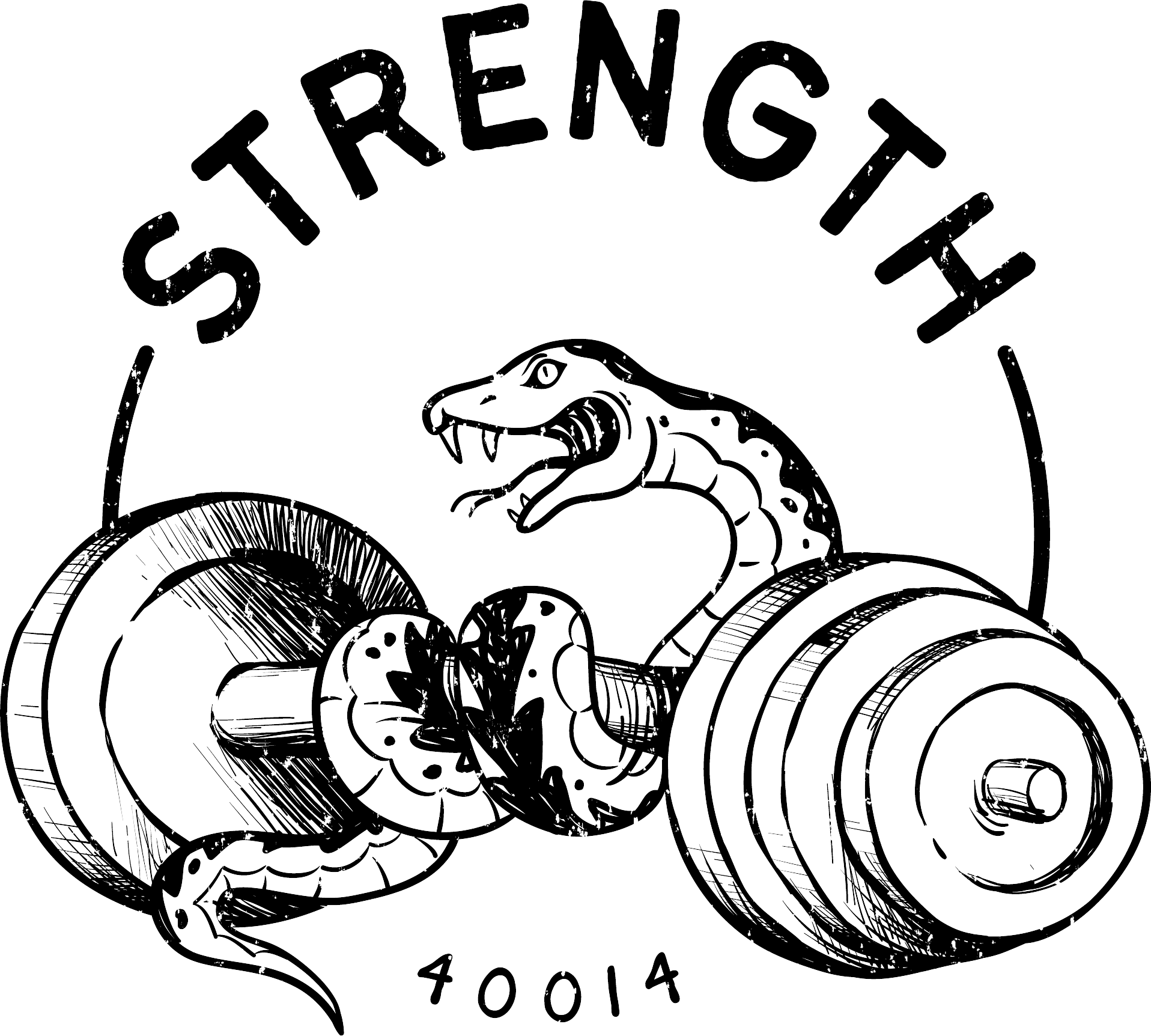 Strength 40014 - Logo design by Tiny Raven Creative Studio on Dribbble