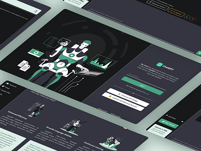 Chatbot Website Template (ChatGPT Based) by Dicky Bhismawan H on Dribbble