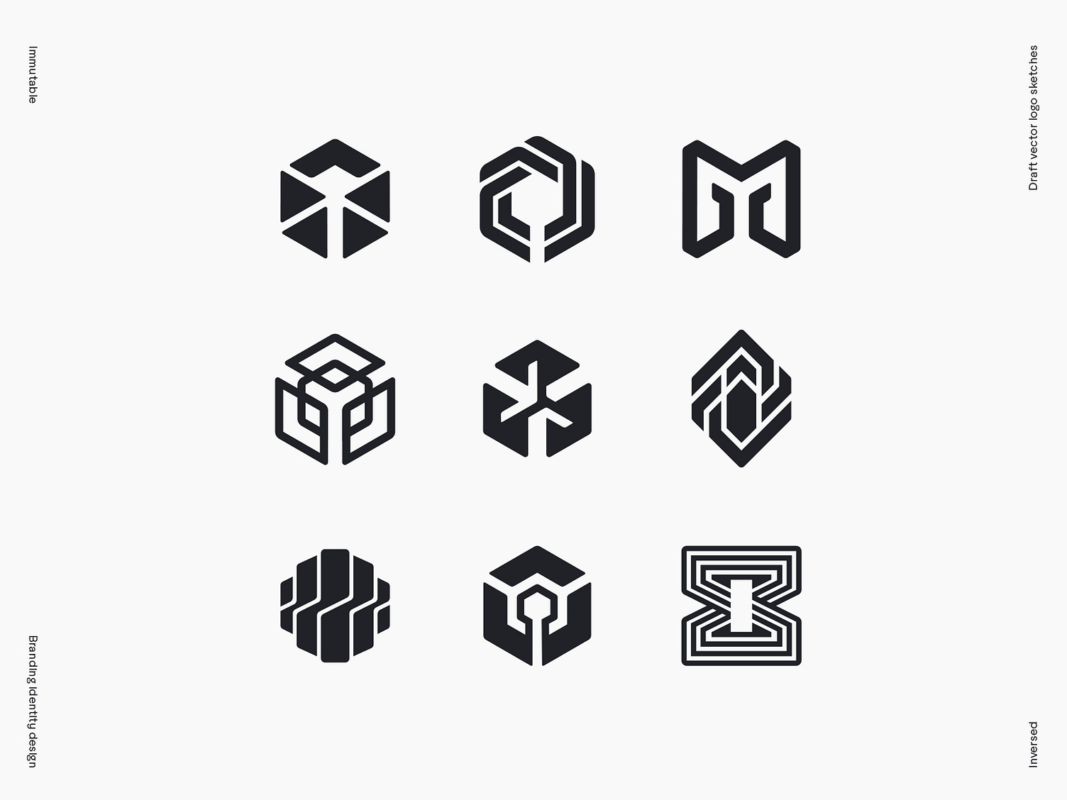 Immutable Logo Vector Draft Sketches Phase by Dmitry Lepisov for ...
