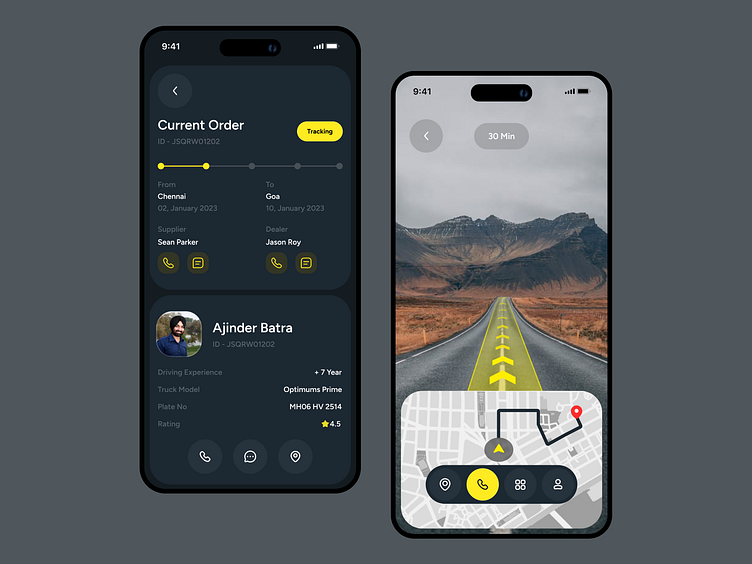 Delivery Logistic Transportation Mobile App UI by intorque on Dribbble Delivery Logistic Transportation Mobile App UI by intorque on Dribbble