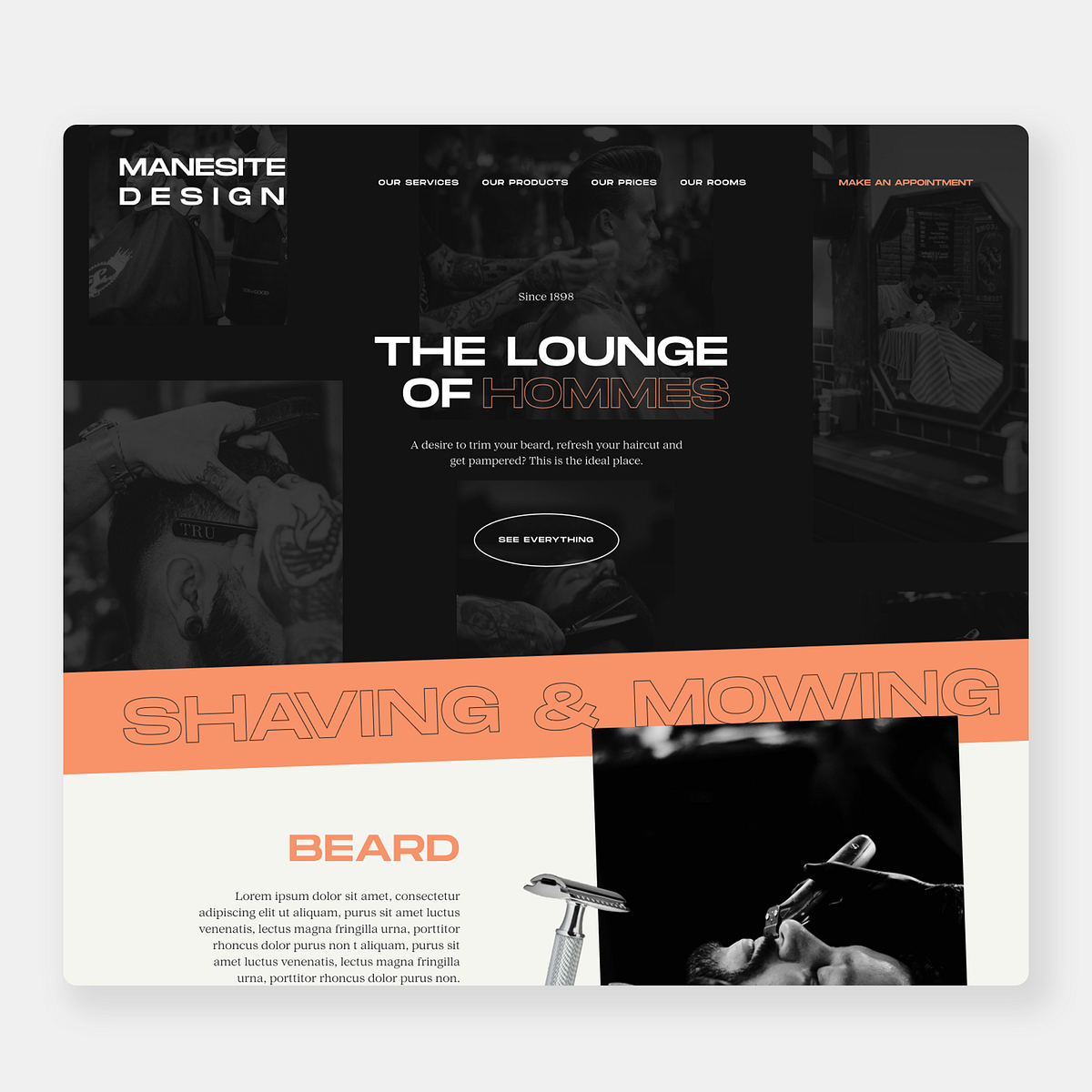 Manesite design- website by MD Rakib Shekh for Future Innovation LTD on ...