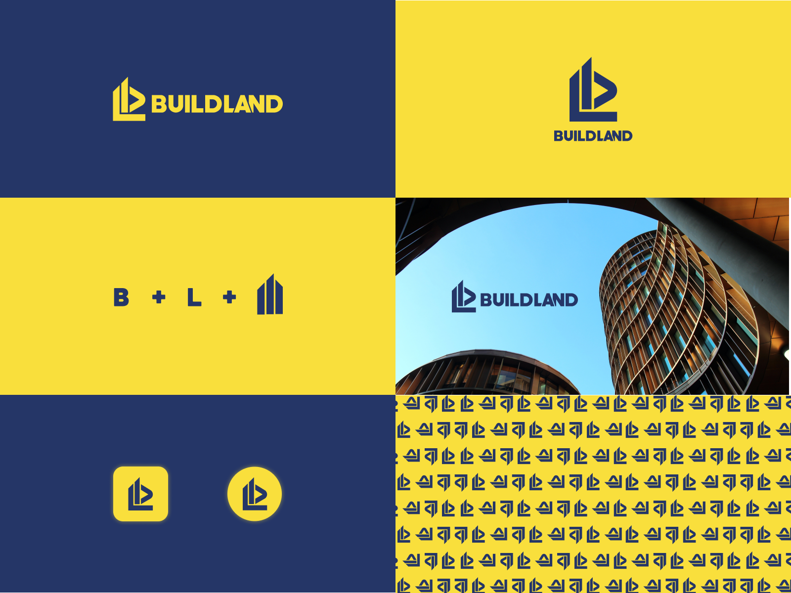Build Land Branding by Mohib Ahmed on Dribbble