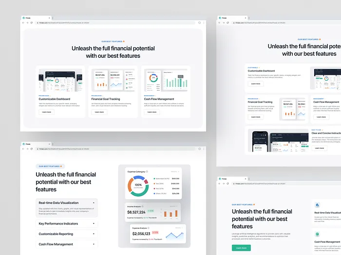 Features Section designs, themes, templates and downloadable graphic ...