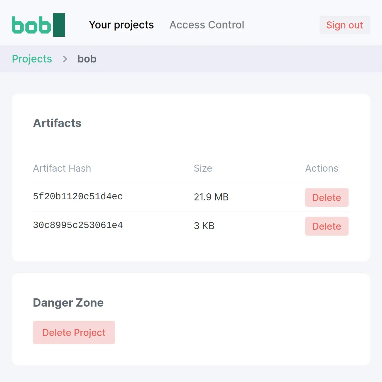 Bob build platform by Tasos Papalyras on Dribbble