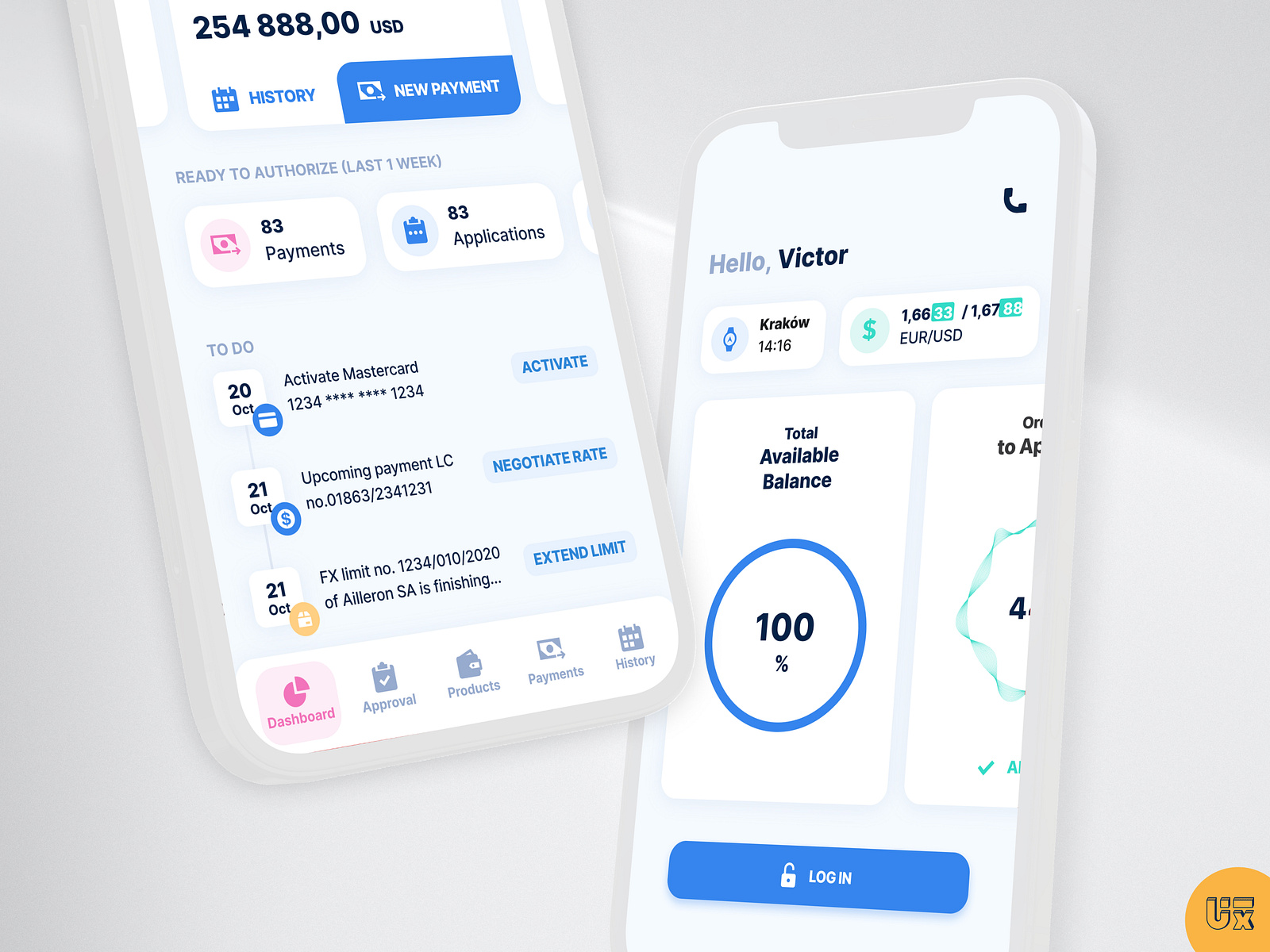 Ailleron Corporate Banking Mobile Concept by Ailleron UXLab on Dribbble