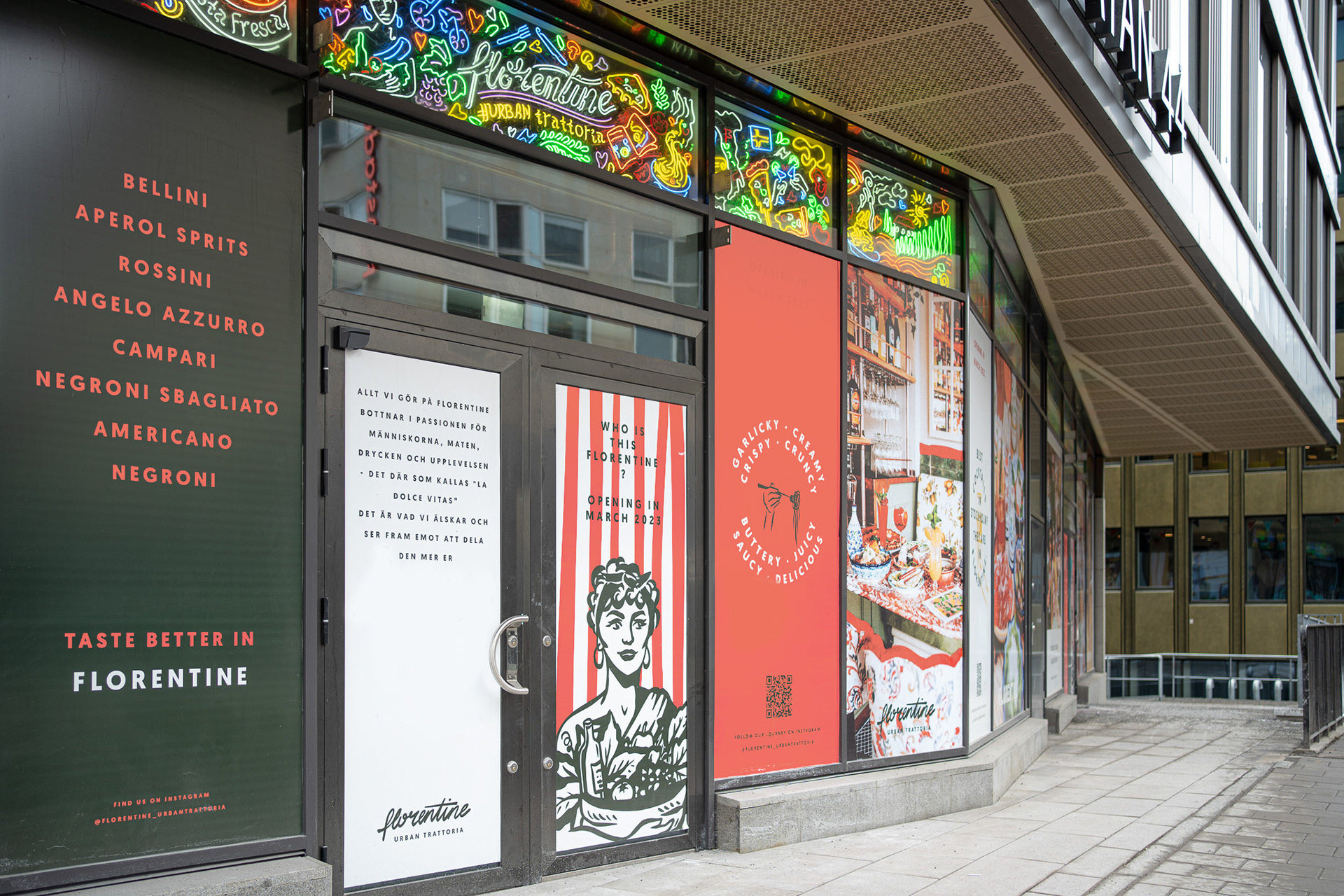 Florentine Trattoria Hoarding Design by Ceren Burcu Turkan on Dribbble