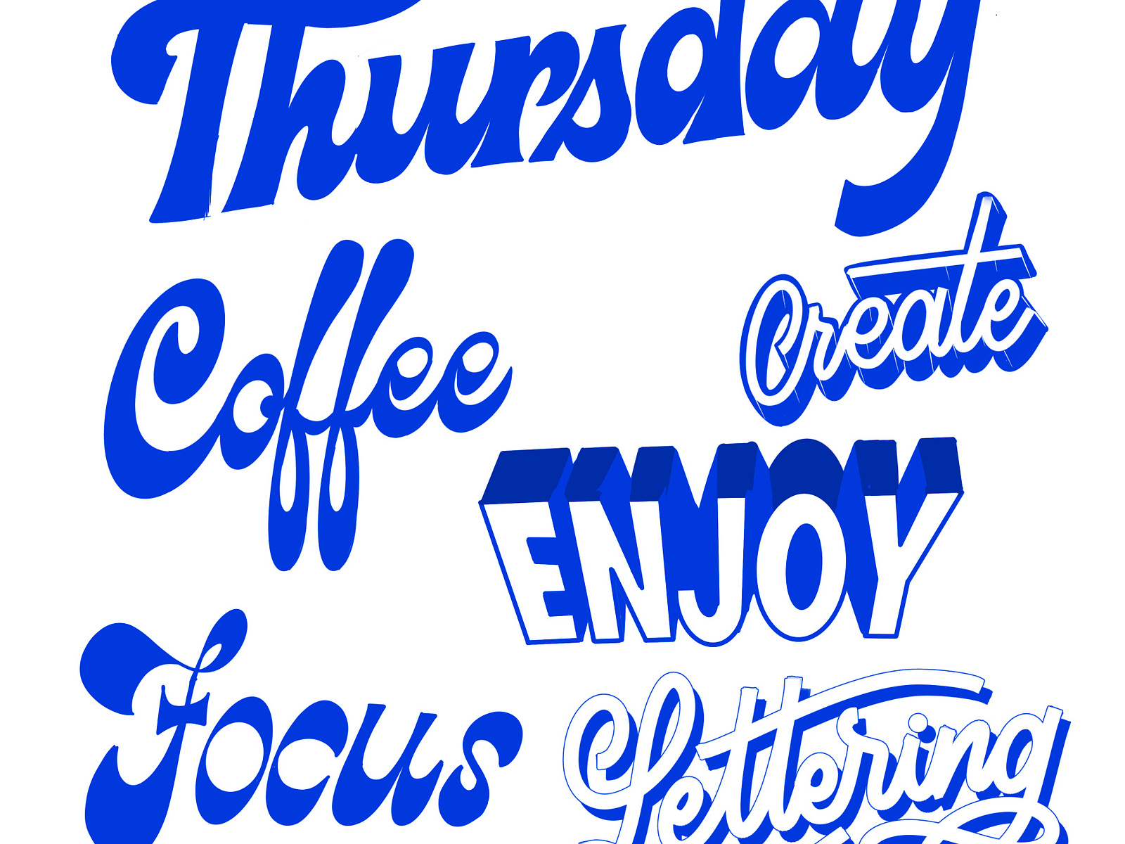 Lettering work by Nisha Tushir on Dribbble
