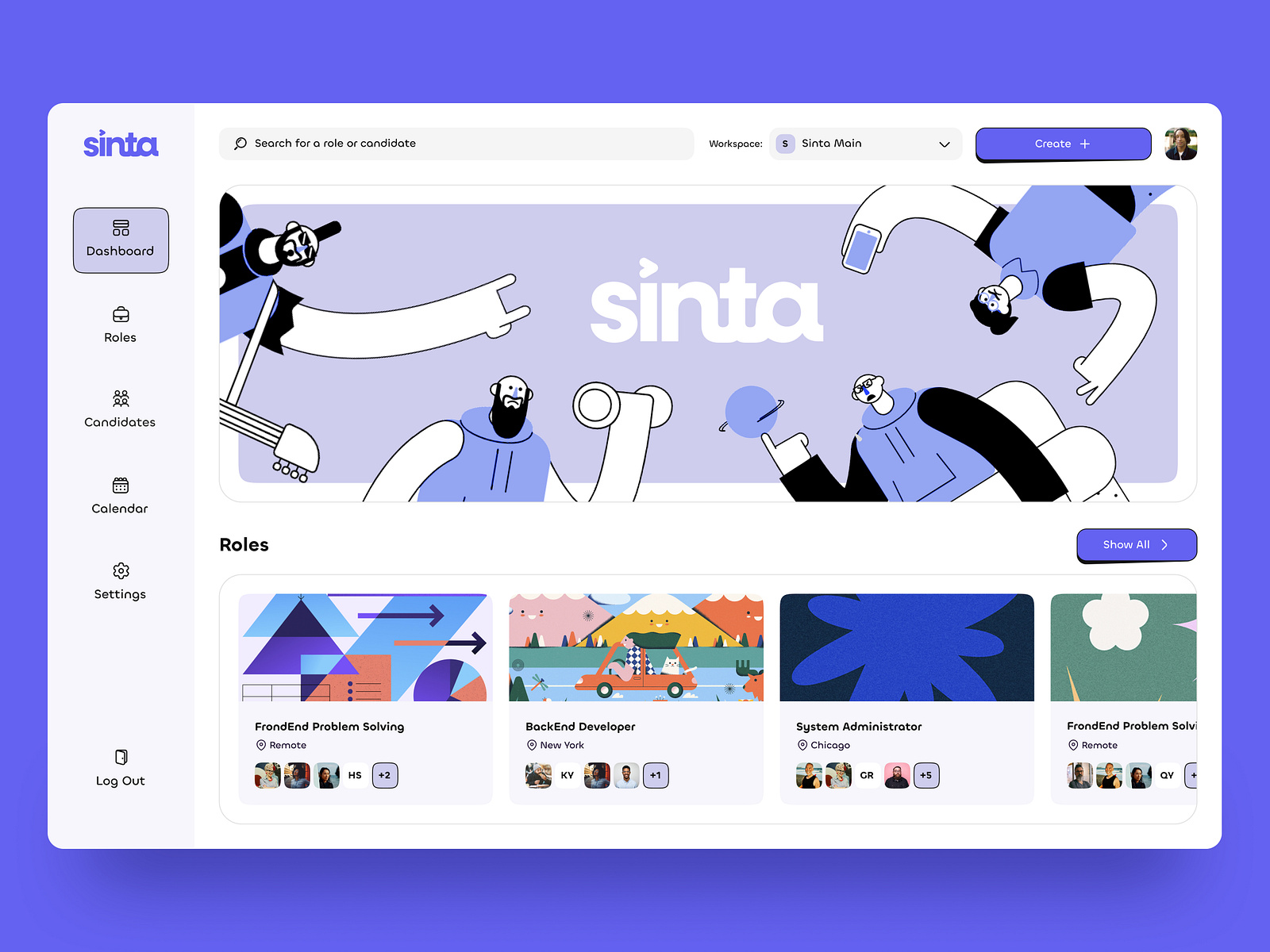 Sinta - HR Web App Case Study by Arounda UI/UX for Arounda on Dribbble