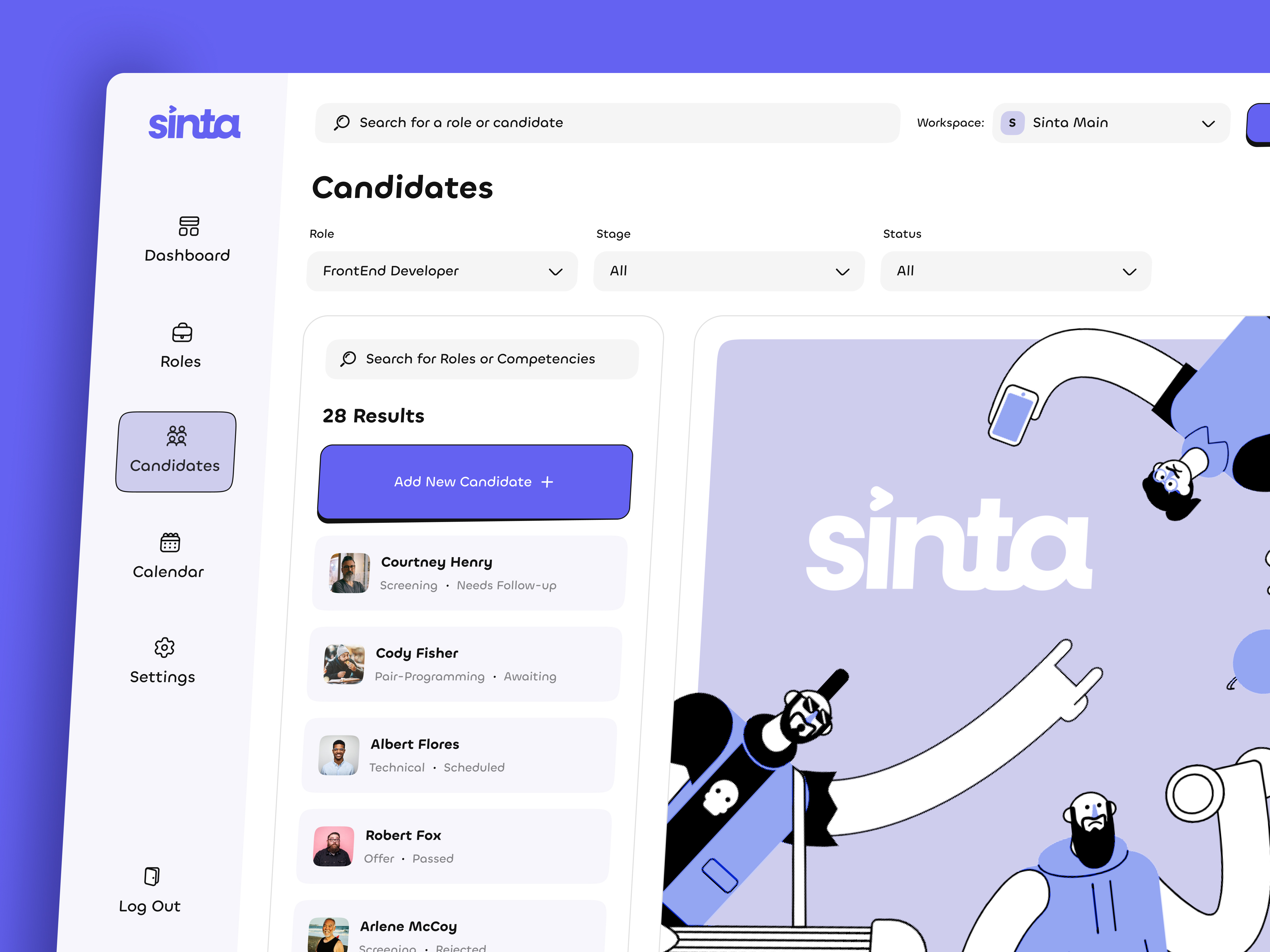 Sinta - HR Web App Case Study by Arounda UI/UX for Arounda on Dribbble