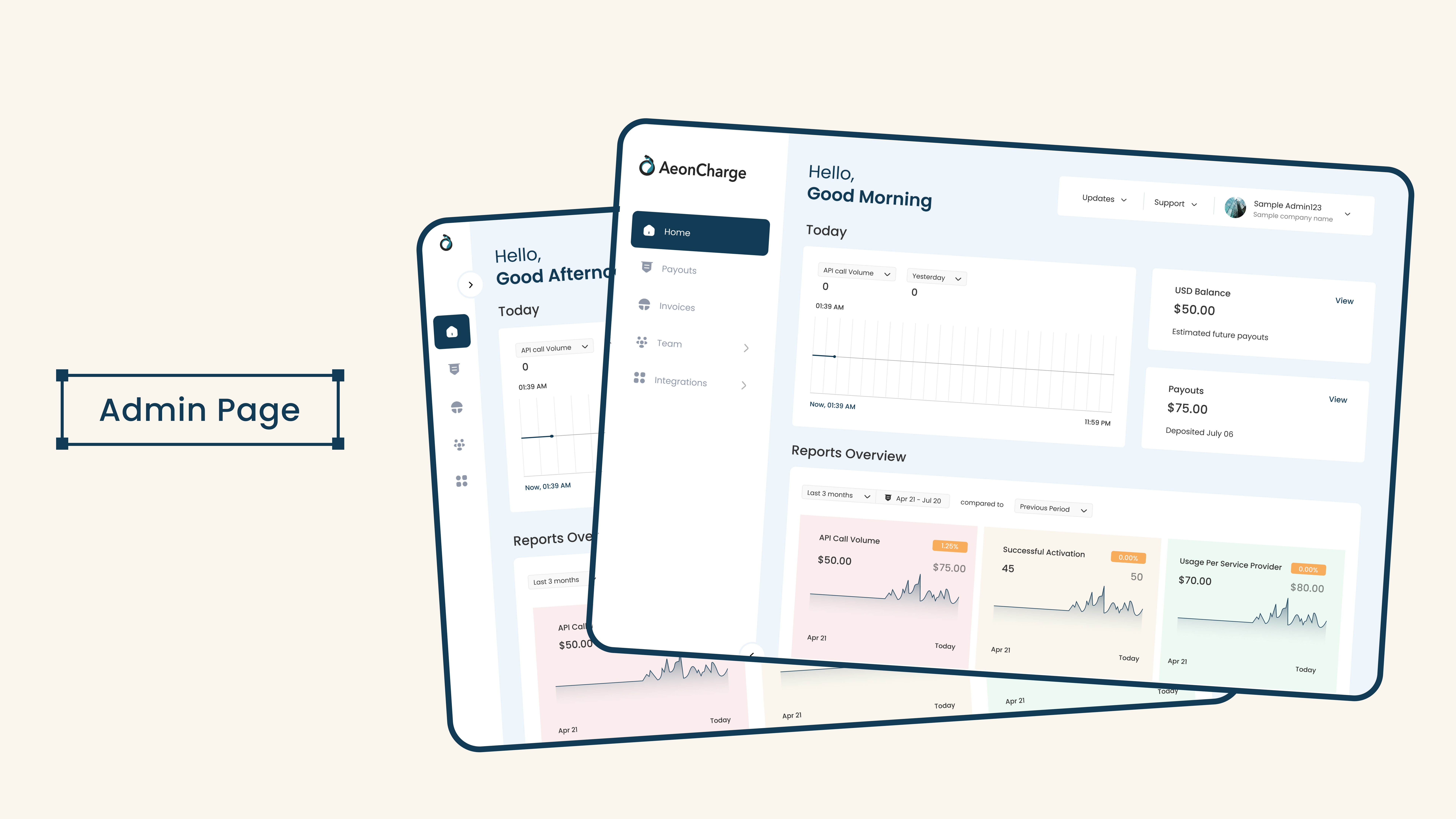 AeonCharge Dashboard UI/UX Design by Gausul Haque Nasif on Dribbble