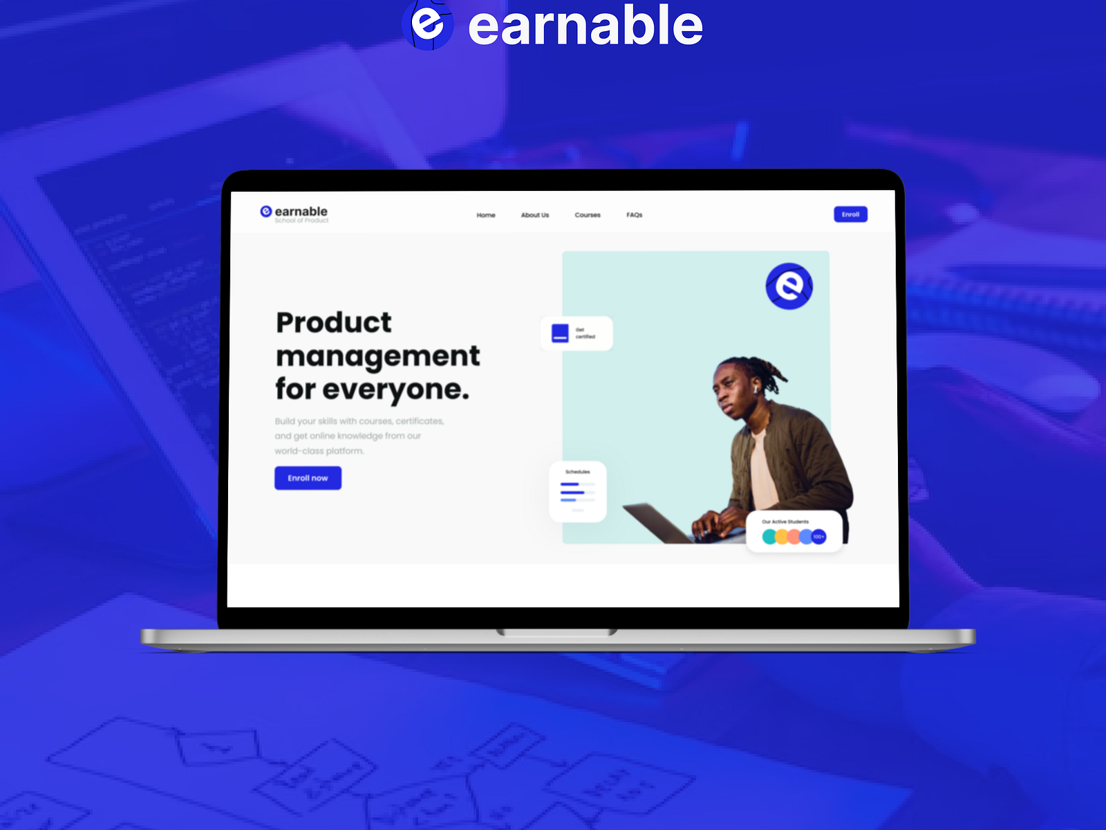 Earnable Landing page UI Design by Salam Zakari on Dribbble