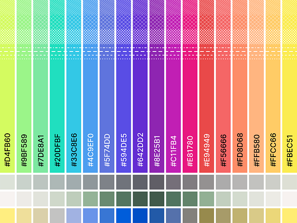 Data Visualization Color Palette by Sean Brice on Dribbble