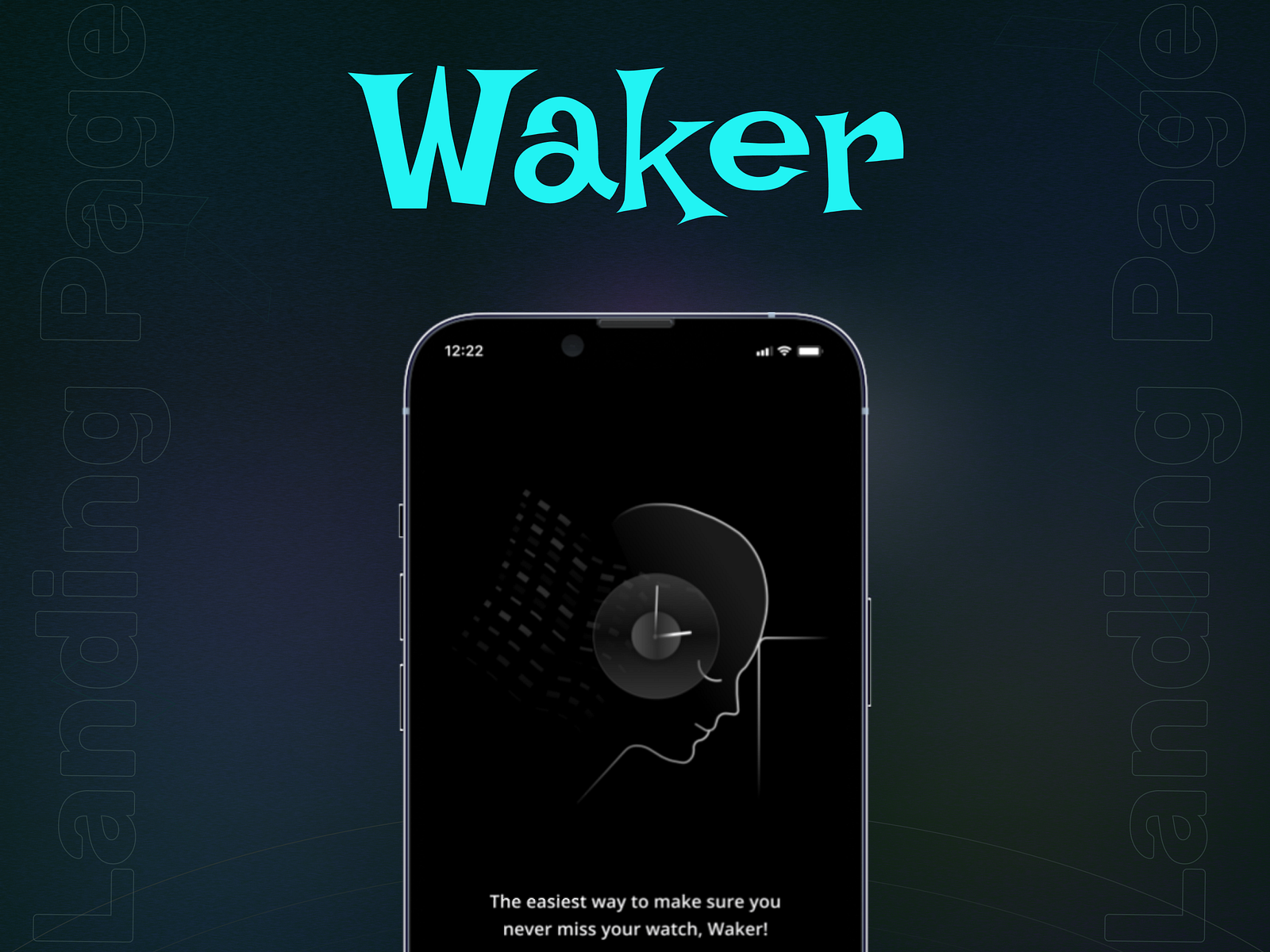 Waker App - Cover image by Niyi Adegbesan on Dribbble