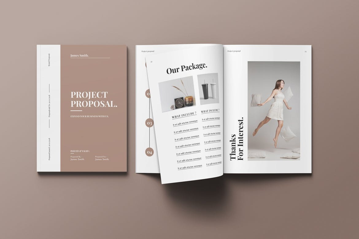 Project Proposal Template by InDesign Essence on Dribbble