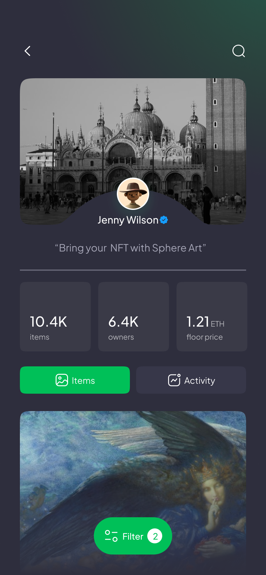 Sphere Art NFT Mobile App UI Design 😍😍 by Tushon Chokroborty Turjo on ...