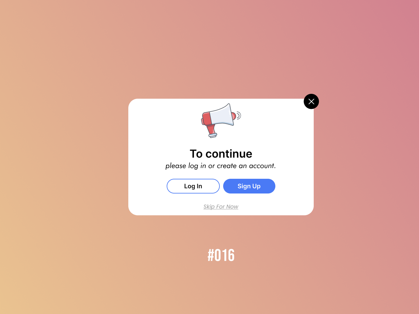 Daily UI Design #016 | Pop Up/Overlay Design by Jagu Rathava on Dribbble Daily UI Design #016 | Pop Up/Overlay Design by Jagu Rathava on Dribbble