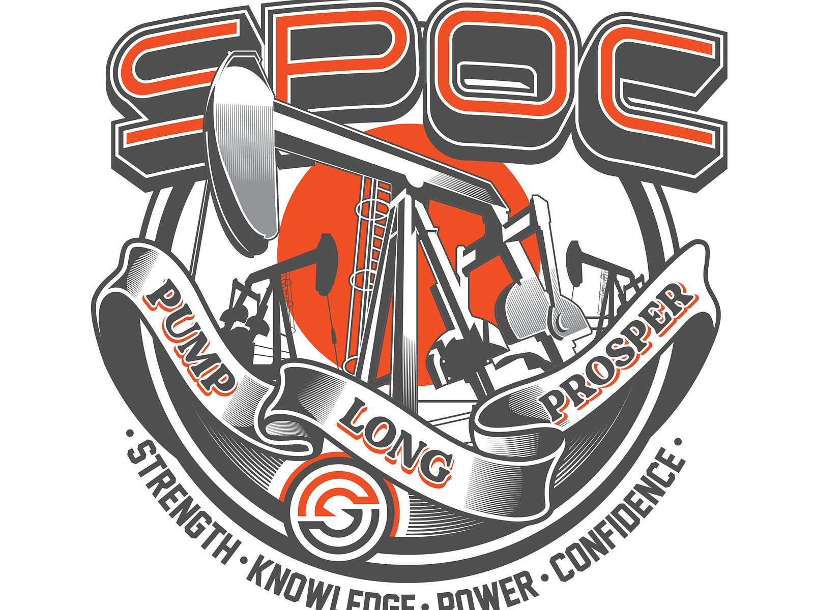 SPOC 'Pump Long and Prosper' T-shirt Design by bela pamungkas1 on Dribbble