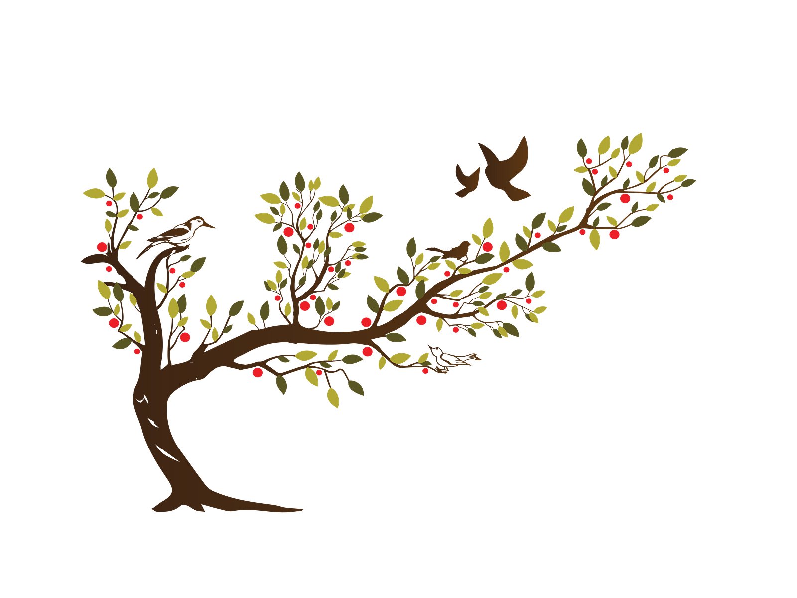 Decorative Tree, Vector Tree by samina Ashraf on Dribbble