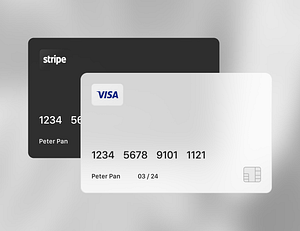 Simple credit cards | UI kit for Figma 💎 by Nicolaj Reck for The UI ...