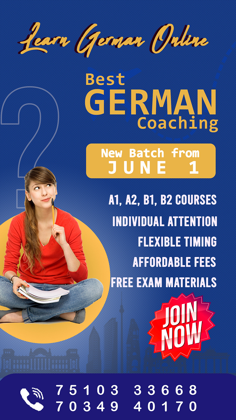 German Class Poster By Tinpin Graphics On Dribbble