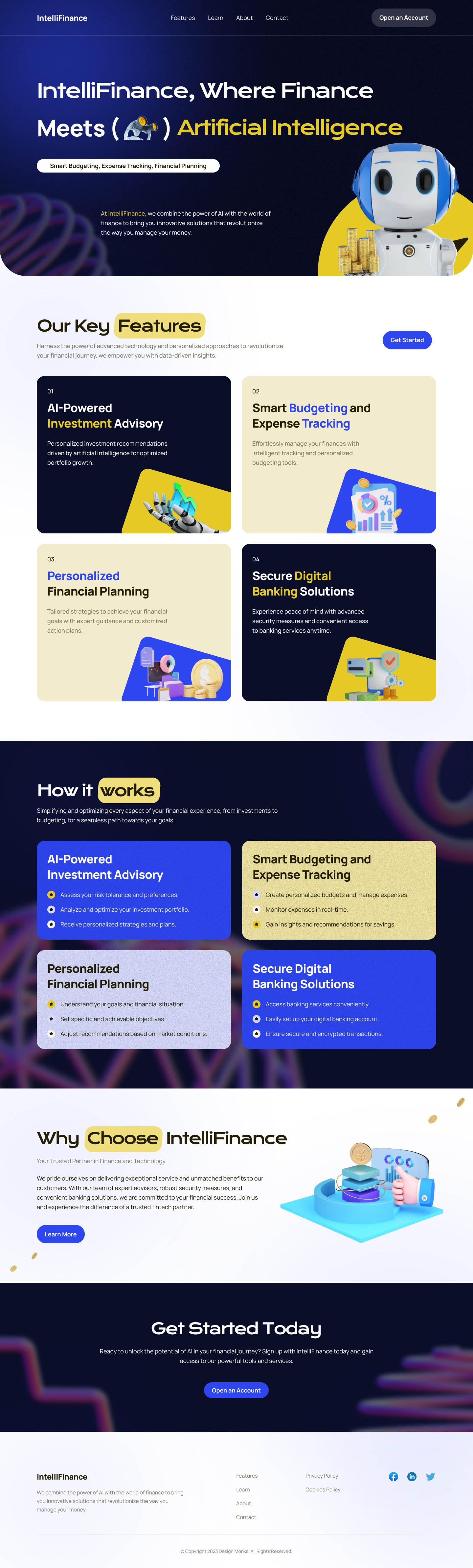 AI Fintech Money Management by Design Monks - UX UI | Web Design | Web & Mobile App | Branding ...